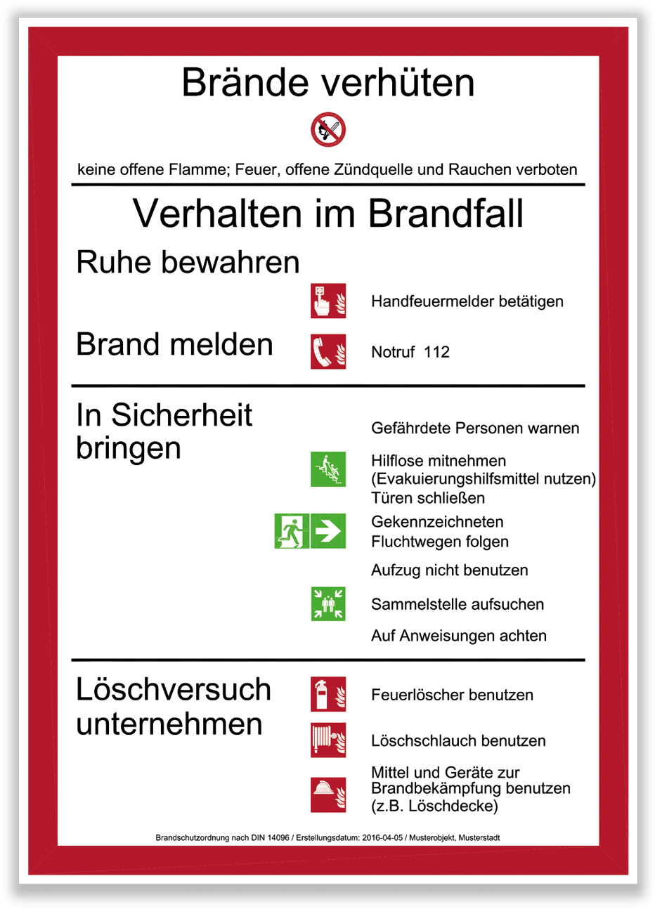 re'graph GmbH - Brandschutzordnungen nach DIN 14096